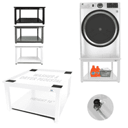 Dual Washing Machine Pedestals with Drawers 350Lb Heavy Duty Matalde 29 ...