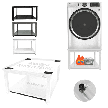 Dual Washing Machine Pedestals with Drawers 350Lb Heavy Duty Matalde 29 ...