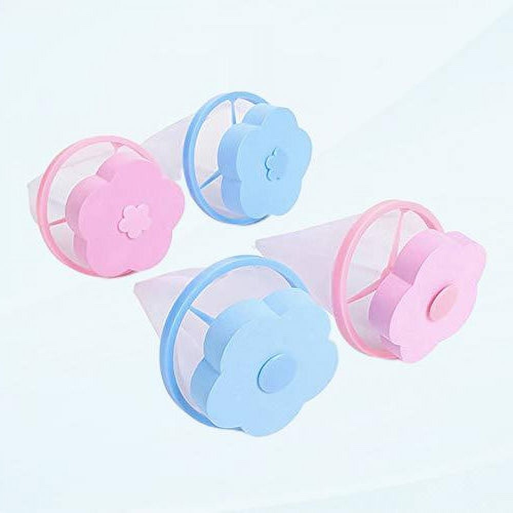 Laundry Pet Hair Remover, Floating Lint Catcher, 4-Piece Reusable Dog ...