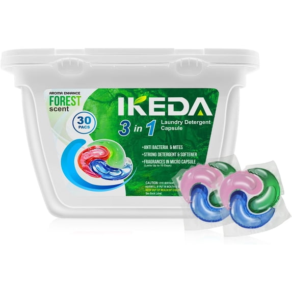 Laundry Pods, 3 in 1 Laundry Detergent Pods, Natural Laundry Sauce ...