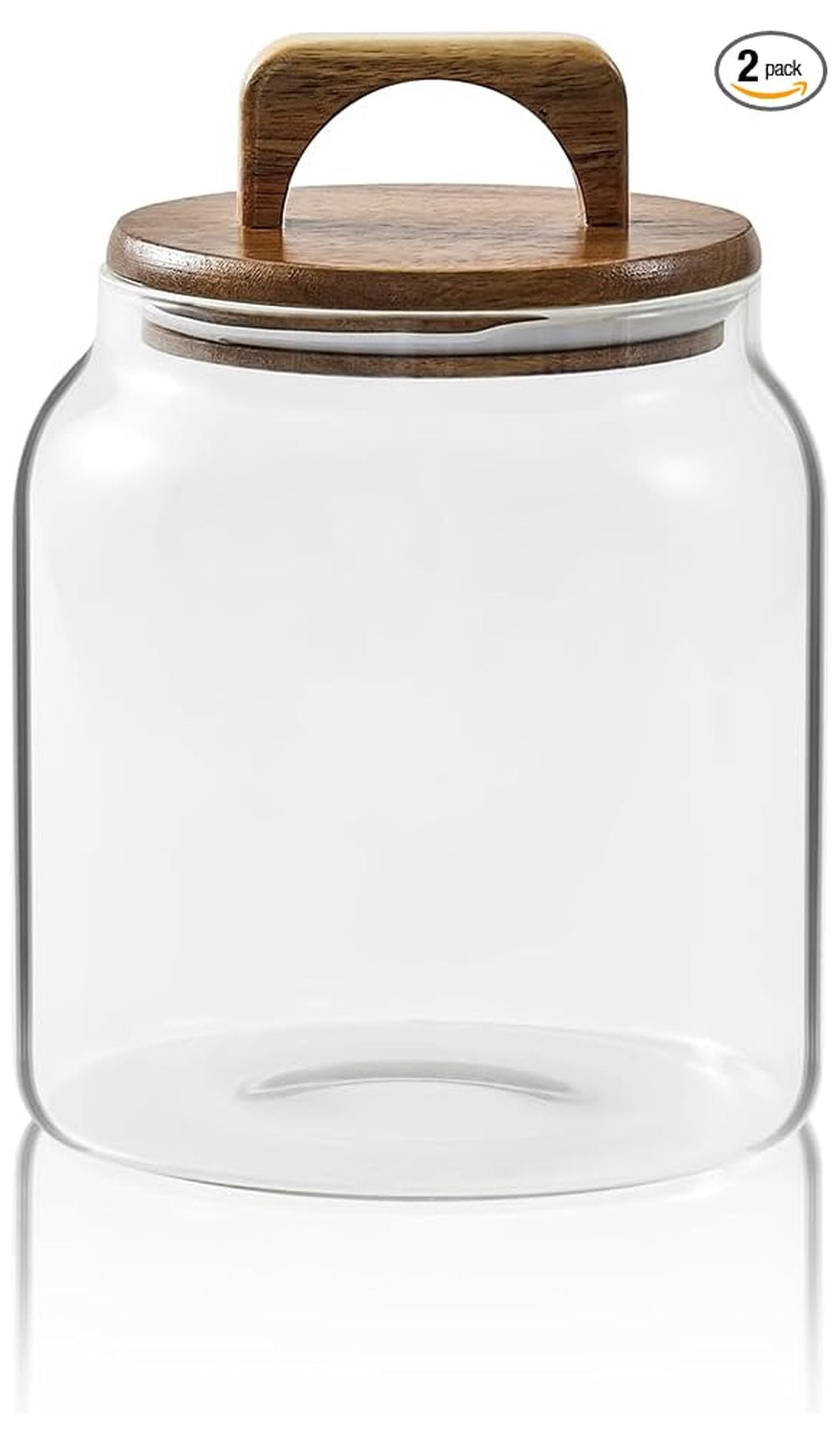 Laundry Pods Container - Glass Jars for Laundry Room, Half Gallon ...