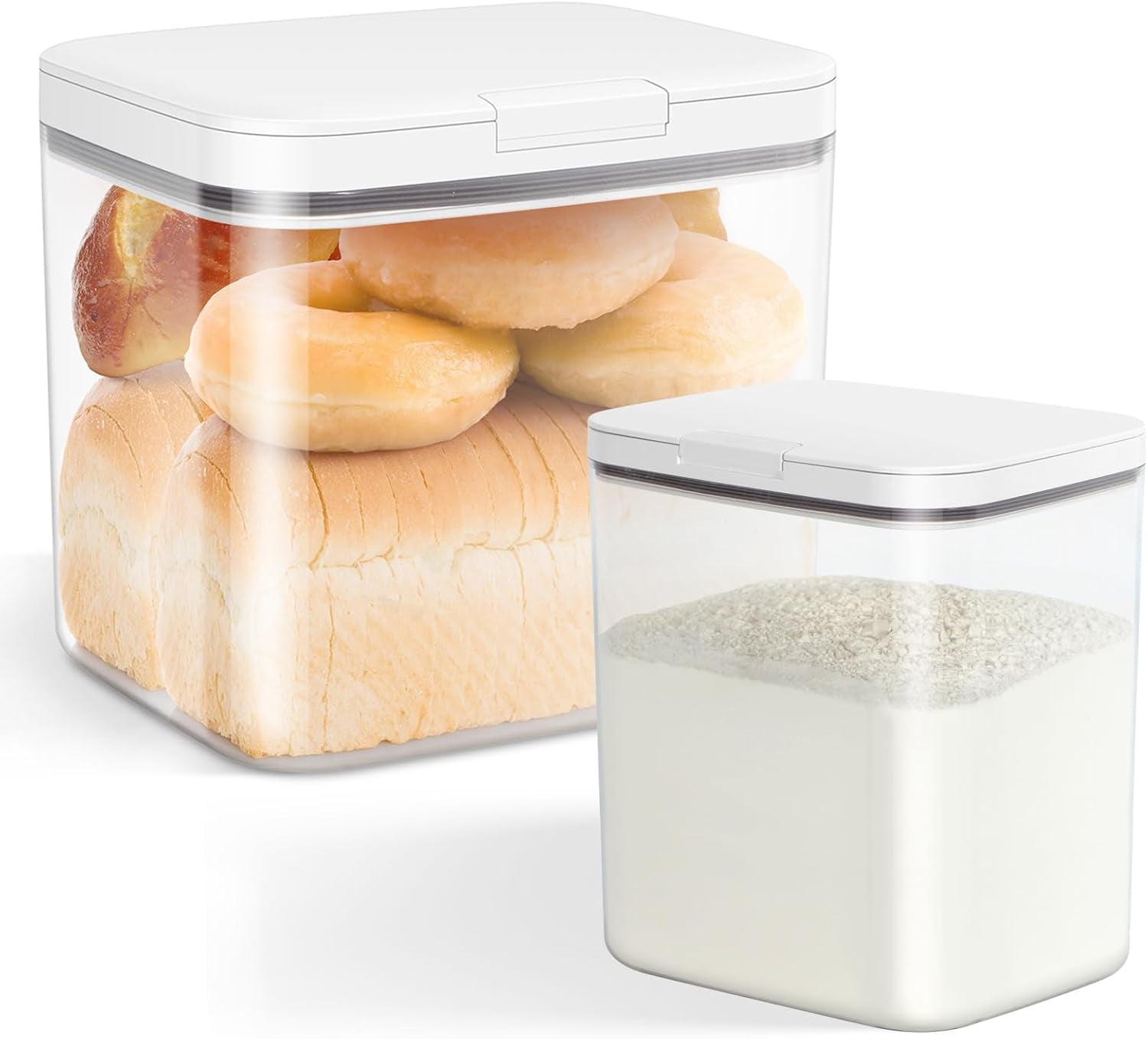 Laundry Pods Container with One-Click Pop-up Lid, Laundry Room ...