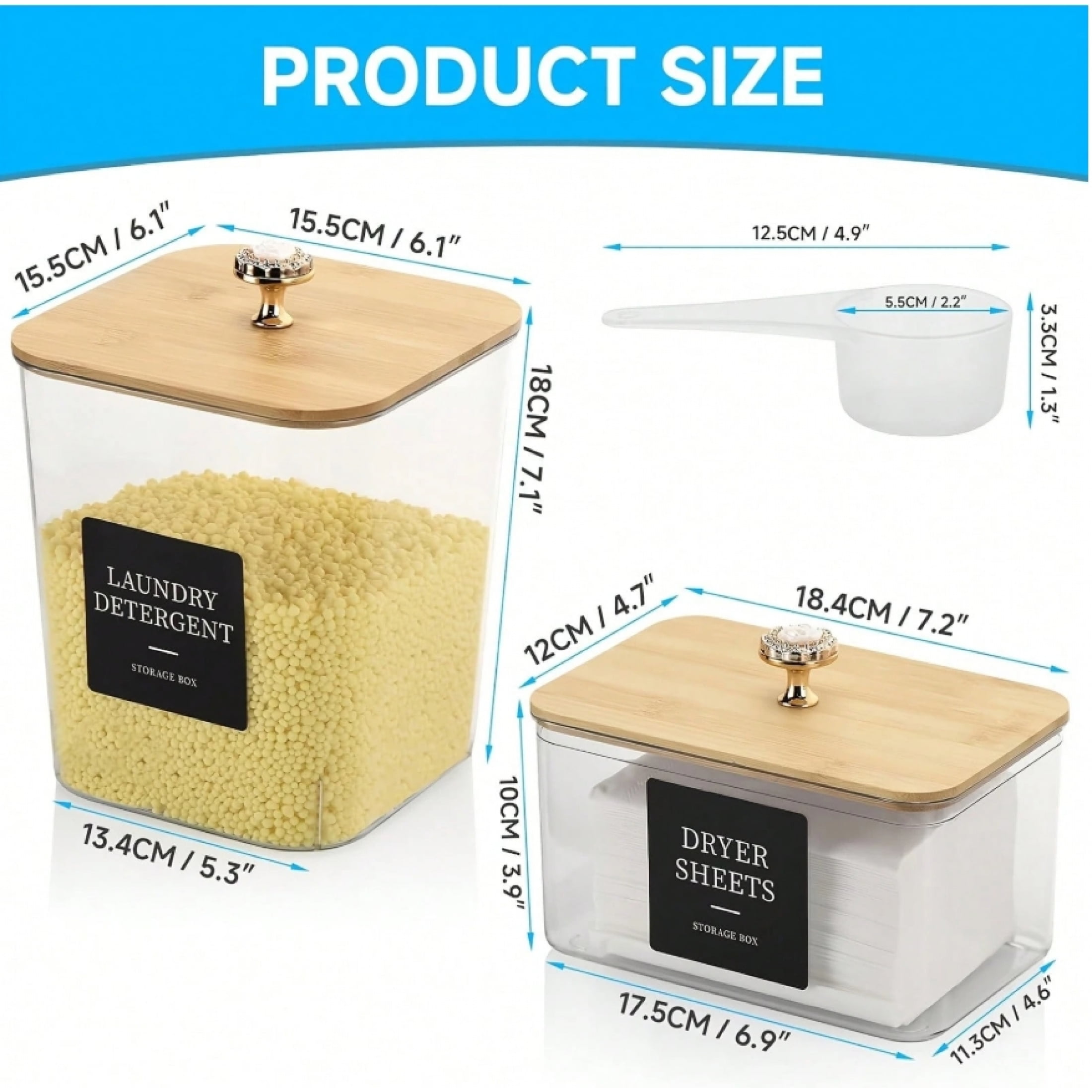 Laundry Pods Detergent Container, Laundry Containers For Laundry Room ...