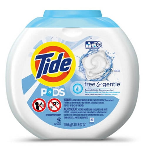 Laundry Pods Free & Gentle, 42 count- Pack of 5 - Walmart.com