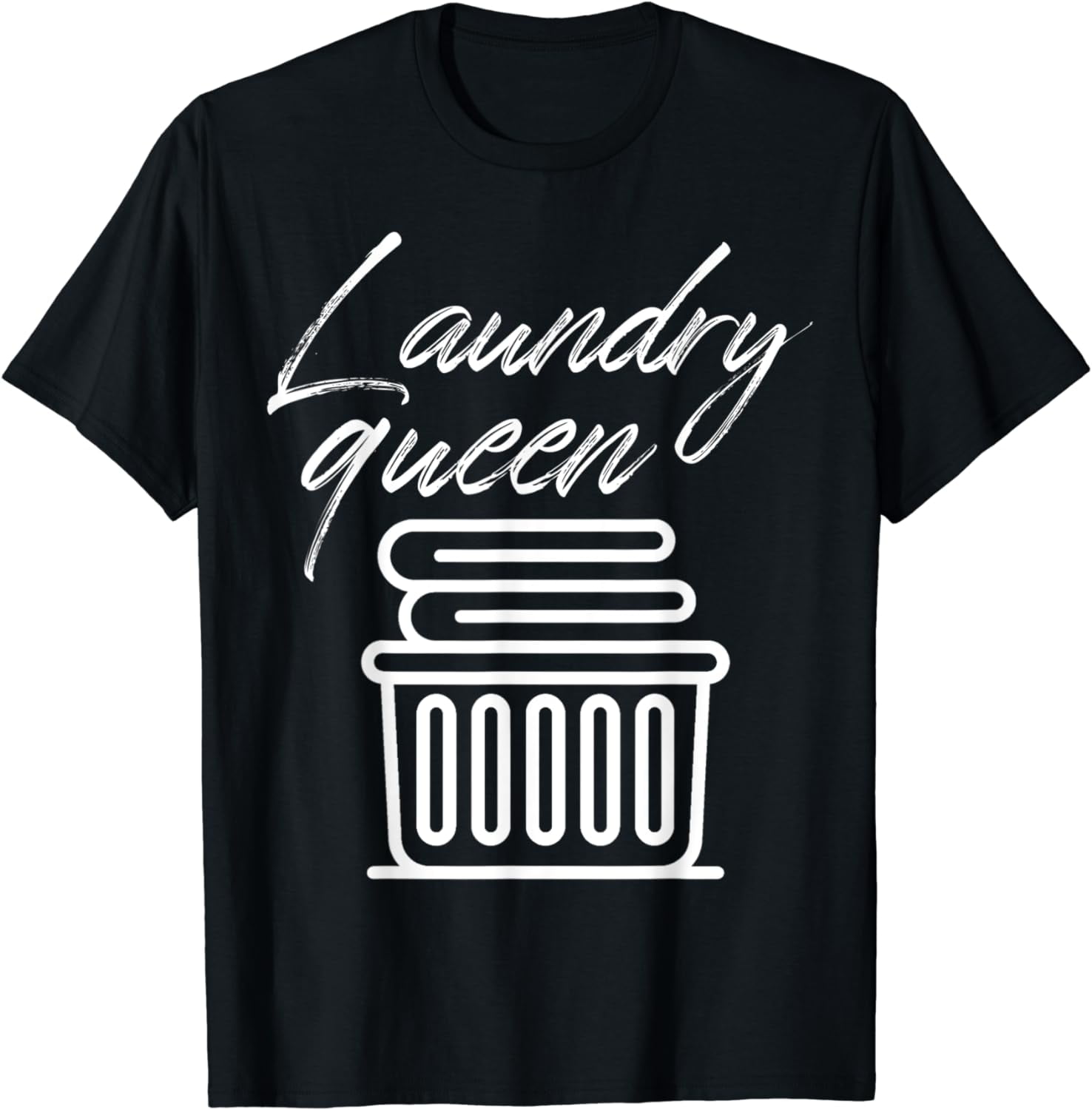 Laundry Queen Cleaning Clothes Washer Claning Squad T-Shirt - Walmart.com