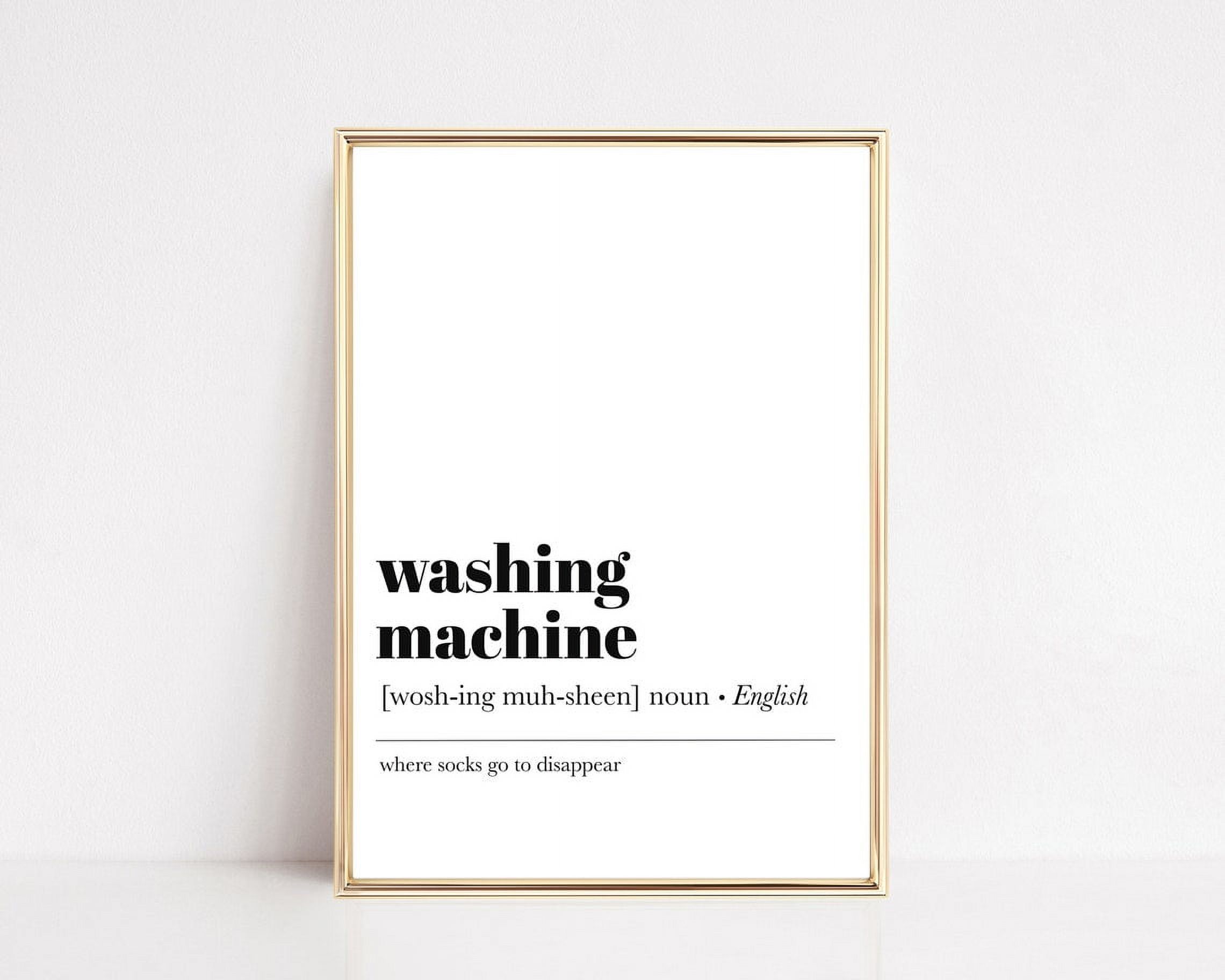 Laundry Room Decor Laundry Room Sign Washing Machine Definition Print ...