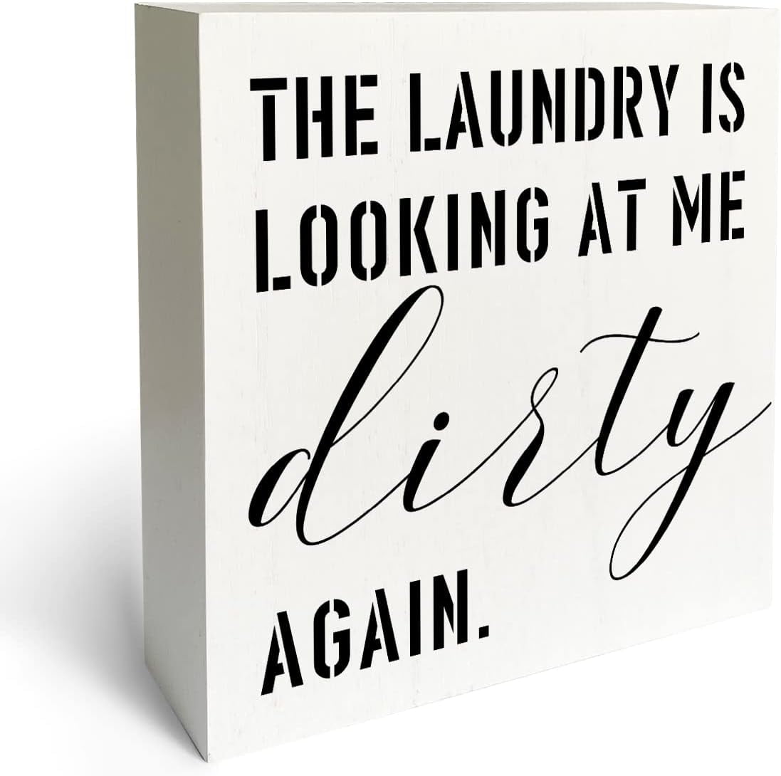 Laundry Room Decor Laundry Sign Decor Bathroom Sign Farmhouse Laundry ...