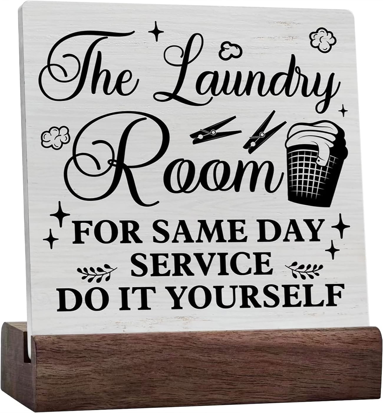 Laundry Room Decorative Ceramic Table Plaque, Same Day Service Do It ...