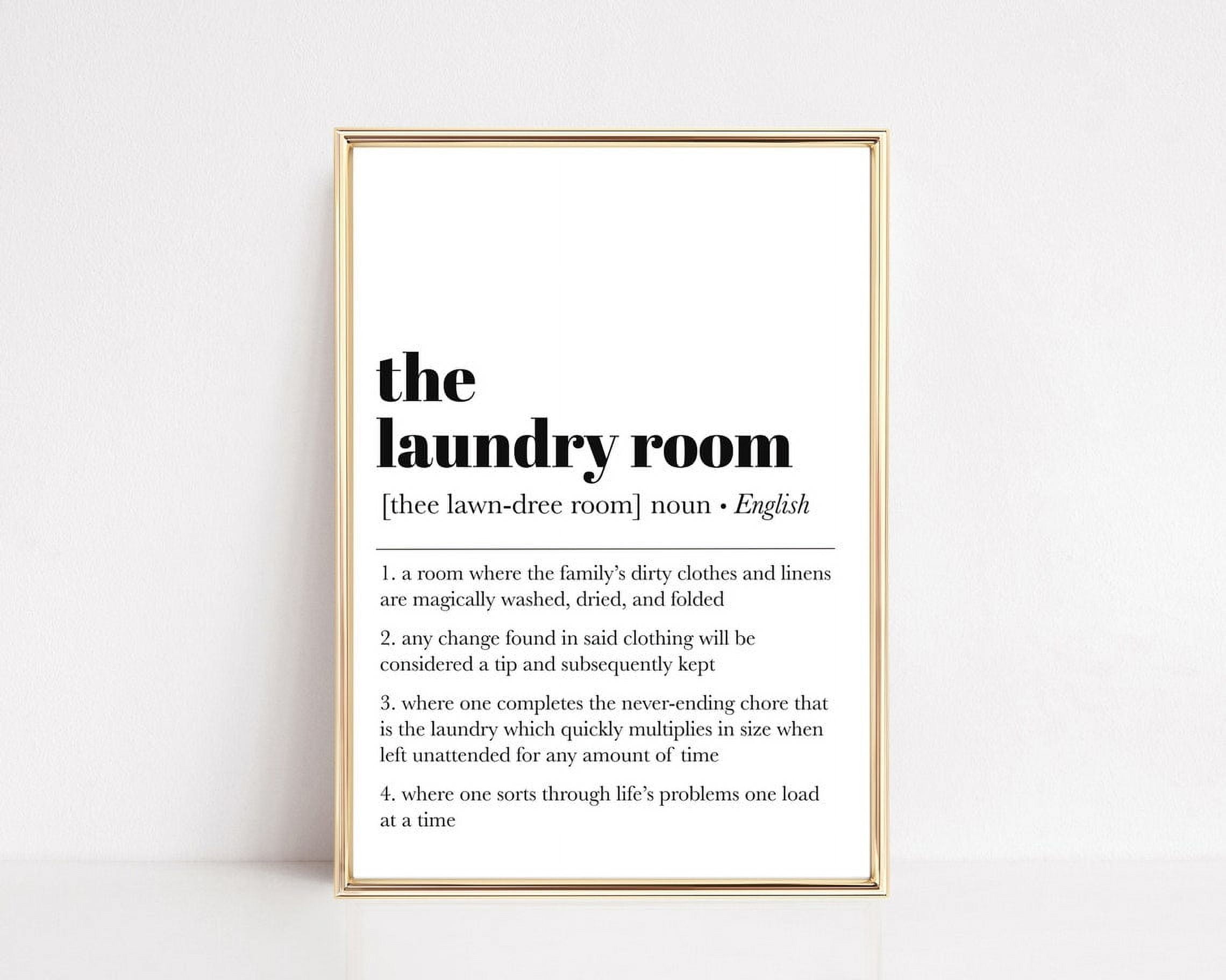 Laundry Room Definition Print Laundry Room Decor Laundry Art Laundry ...