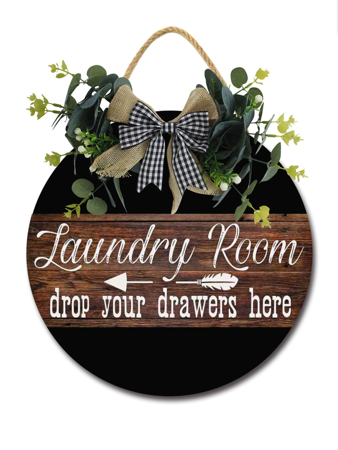 Laundry Room Drop Your Drawers Here Sign Front Door Porch Decorations ...