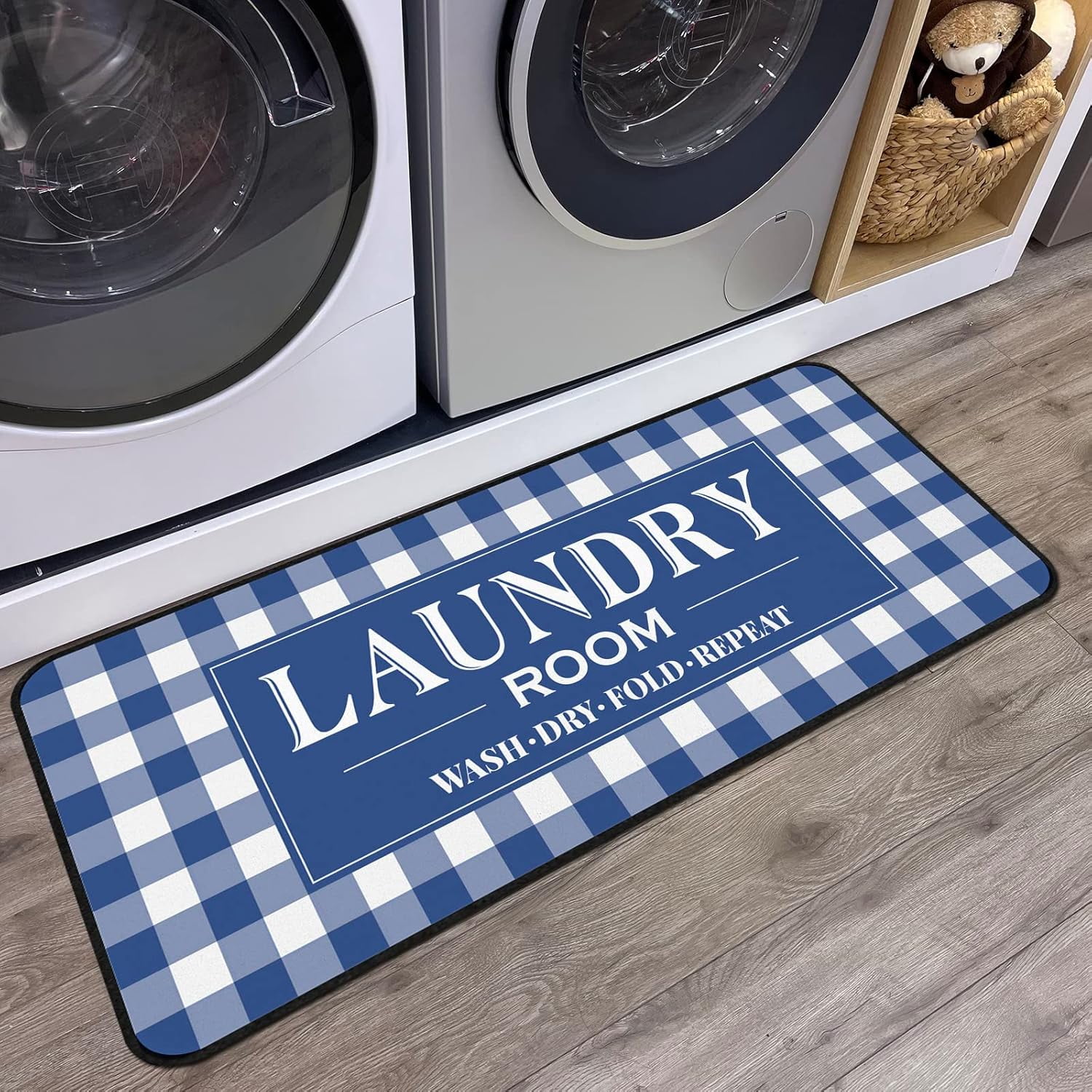Laundry Room Rug Runner Non Slip Laundry Mats Mudroom Laundromat Runner ...