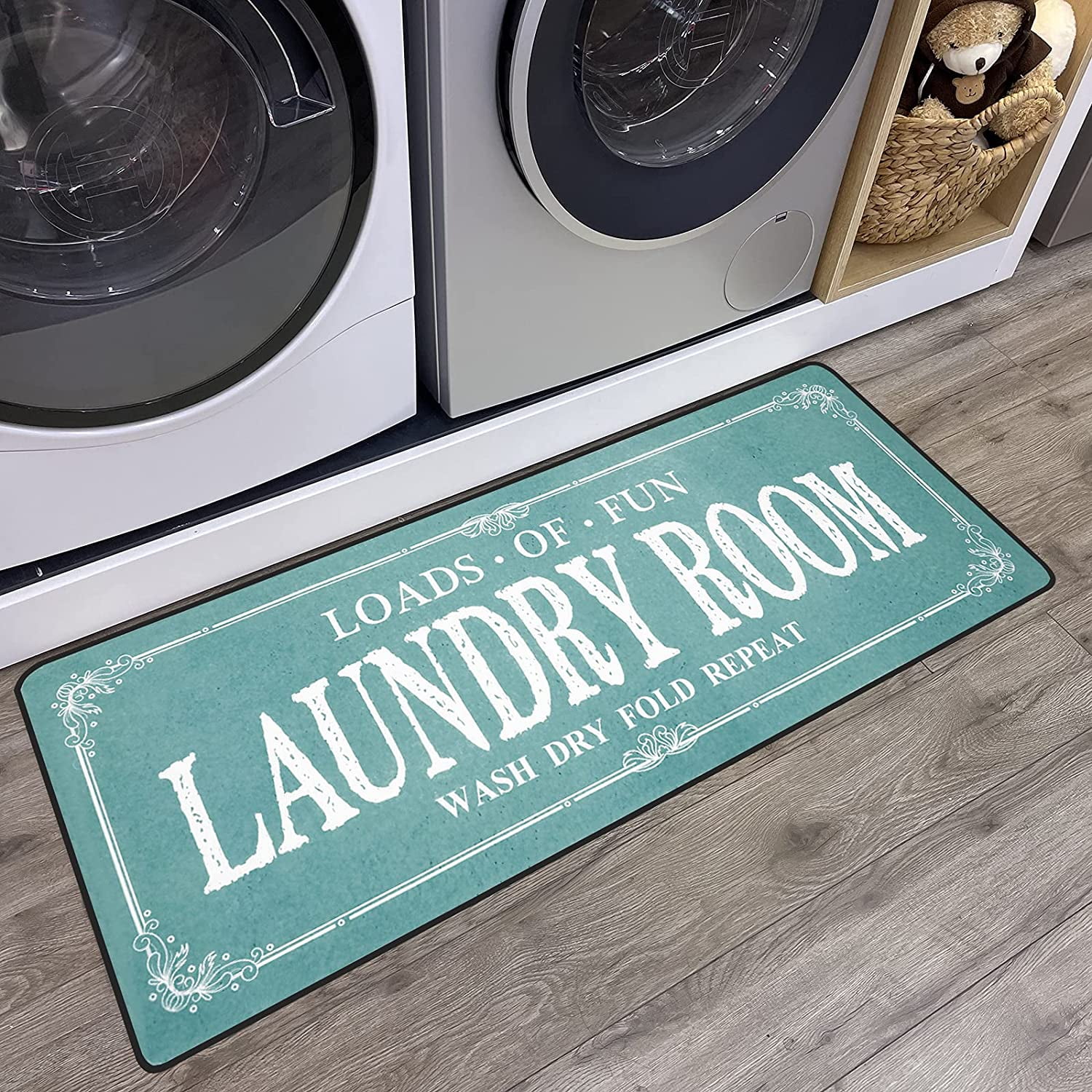 Laundry Room Rug Runner Non Slip Laundry Mats Mudroom Runner Farmhouse ...