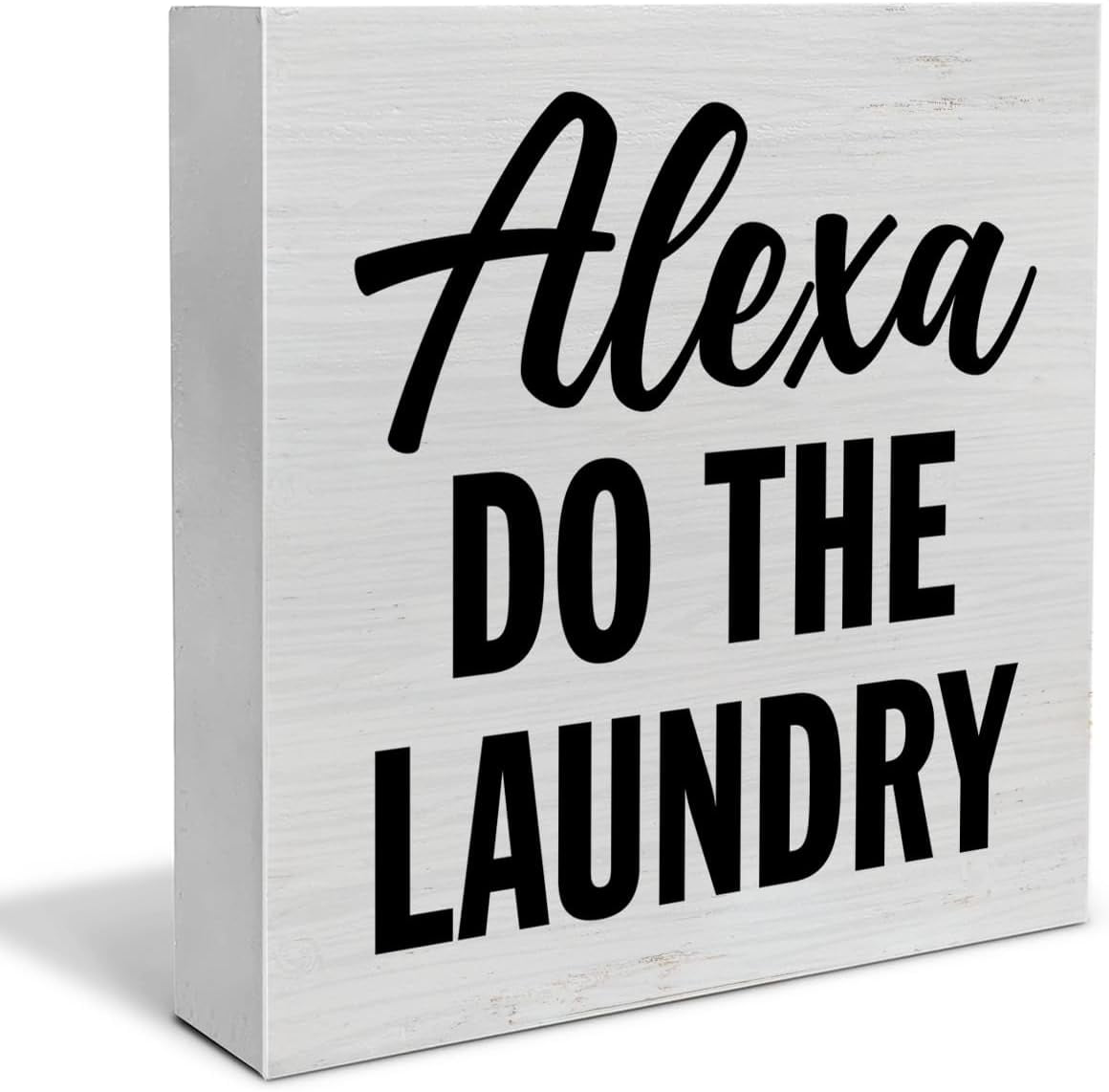 Laundry Room Sign Alexa Do the Laundry Wooden Sign Home Laundry Room ...