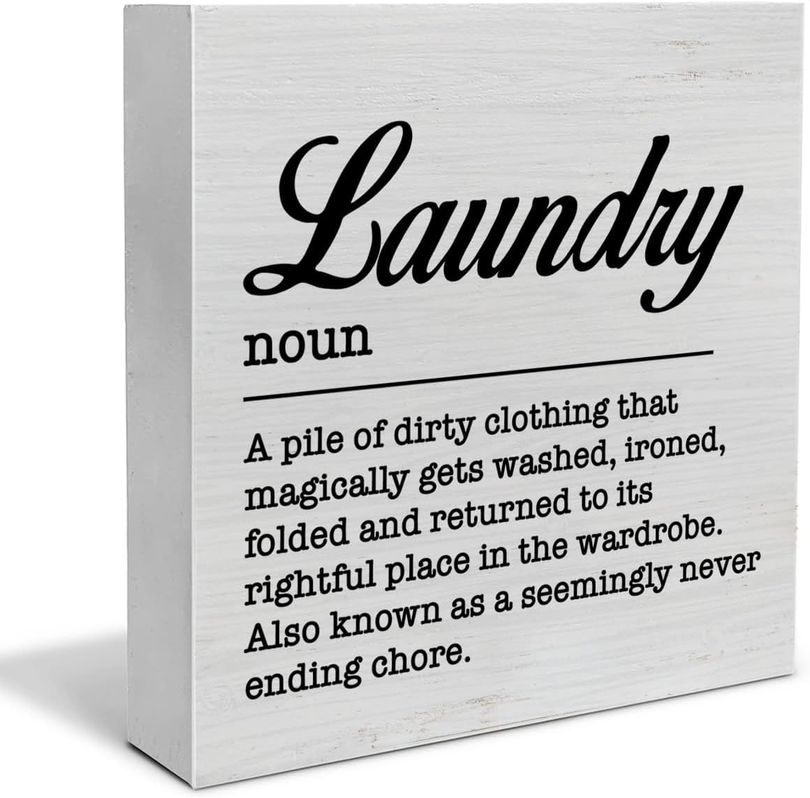 Laundry Room Sign Laundry Definition Wooden Sign Home Laundry Room Desk ...