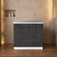 Laundry Room Utility Sink Base Cabinet with Double-Door Storage ...