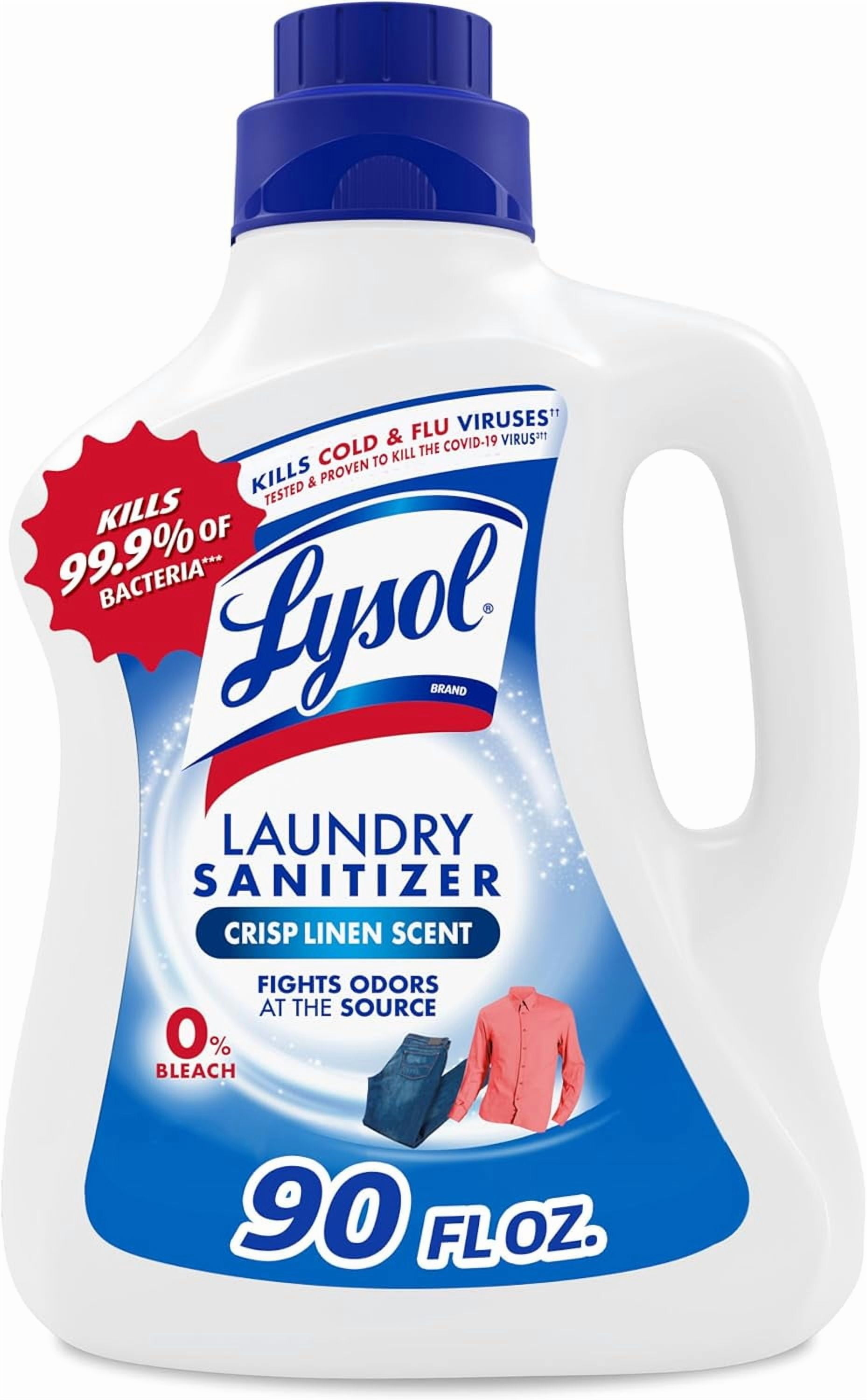 Laundry Sanitizer Additive, Bacteria-Causing Laundry Odor Eliminator ...