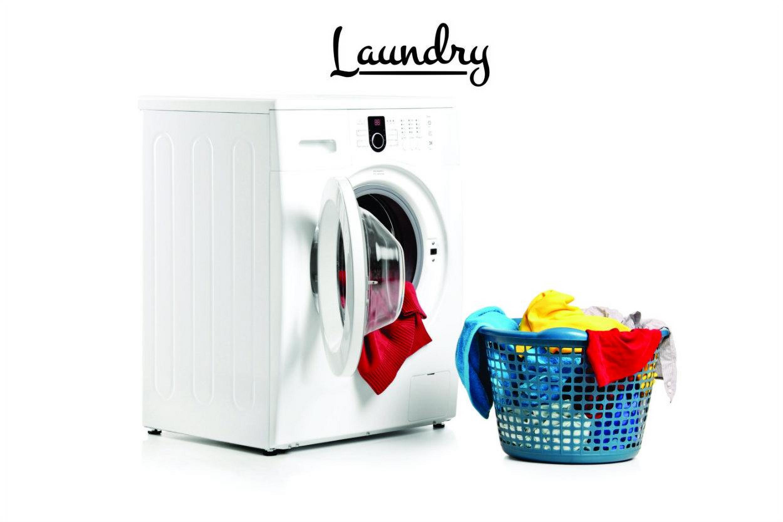 Laundry Sign Housekeeping Washer Vinyl Wall Decal for Home - Shirt ...
