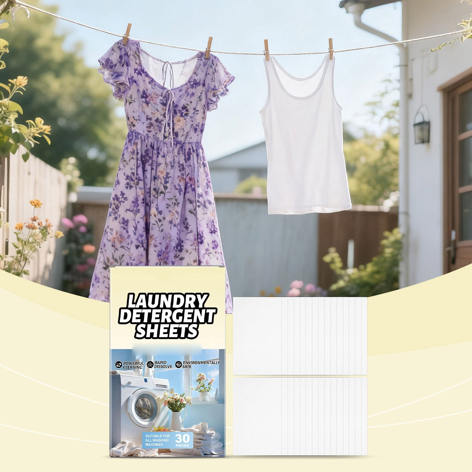 Laundry Stain Removal And Odor Eliminator Tablets, Pre-Measured ...