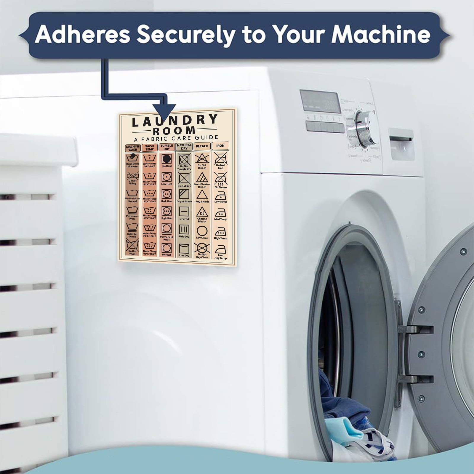 Laundry Symbols Guide Magnet Home Laundry Guide Magnets - Walmart.com Laundry Symbols Guide Magnet Home Laundry Guide Magnets - Walmart.com
