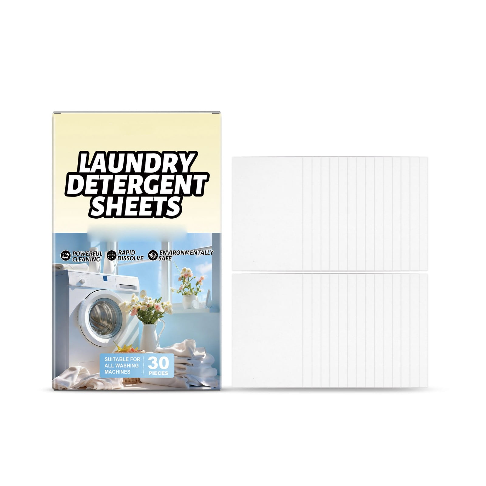 Laundry Tablets For Household Clothes Stains Dirt Cleaning Odors 30 ...