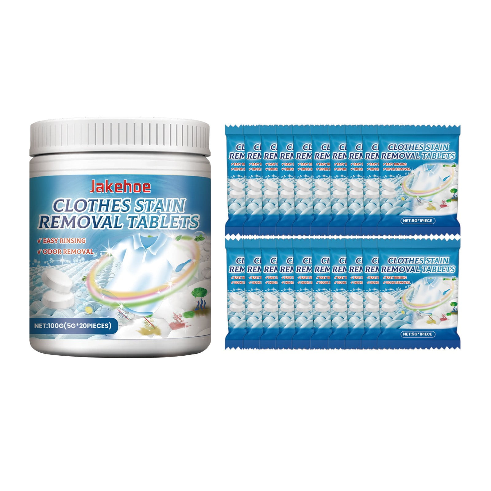 Laundry Tablets, Stain Remover For Clothes Laundry Strong ...