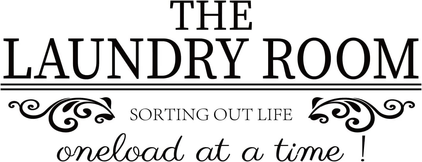 Laundry Wall Decals The Laundry Room Sorting Out Life Wall Sticker ...