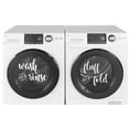 Laundry Wash and Dryer Decal - 10"x10" - Vinyl Washing Machine Decals ...