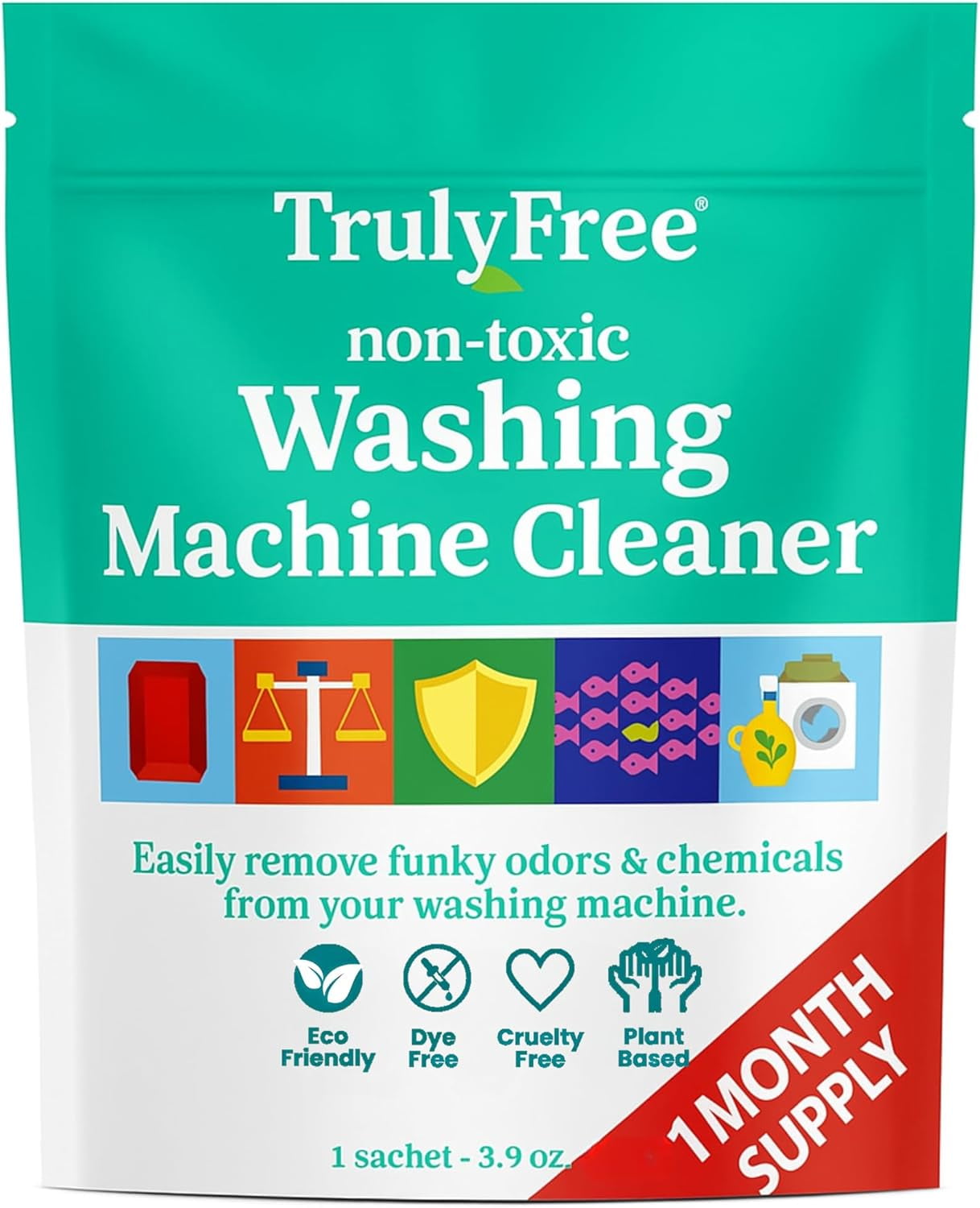 Laundry Washing Machine Cleaner and Deodorizer | Top Load & Front Load ...