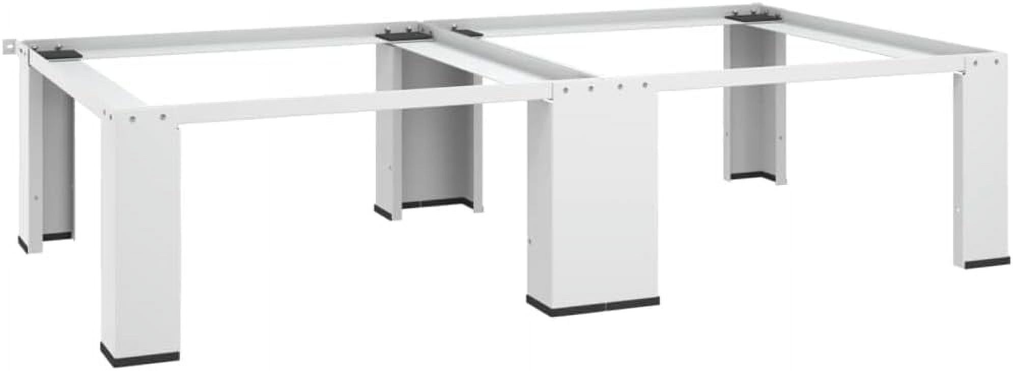 Laundry Work with Washing Machine Pedestal, Sturdy Steel with Pull-Out ...