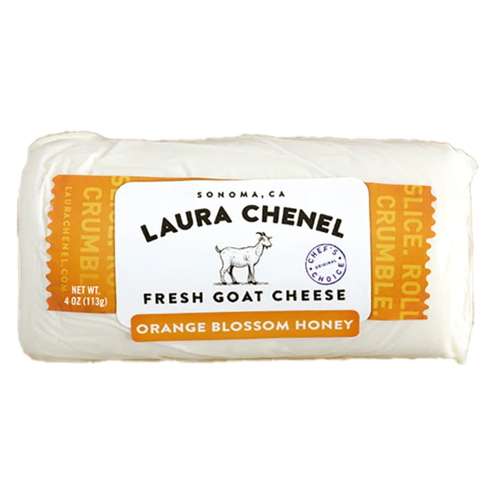 Laura Chenel - Orange Blossom Honey Goat Cheese Log - Walmart.com