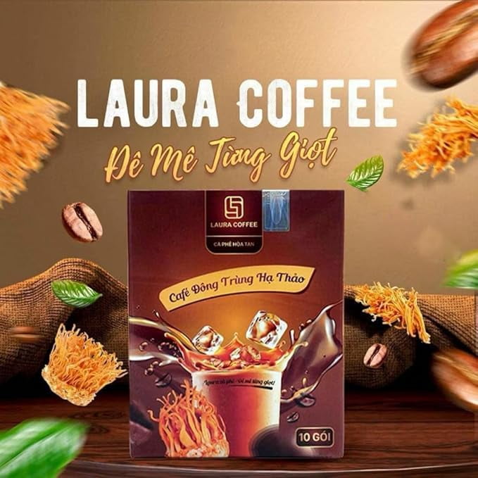 Laura Coffee Ca Phe Nhat Kim Anh 10 Pack/Box - Coffee Drink With Milk ...