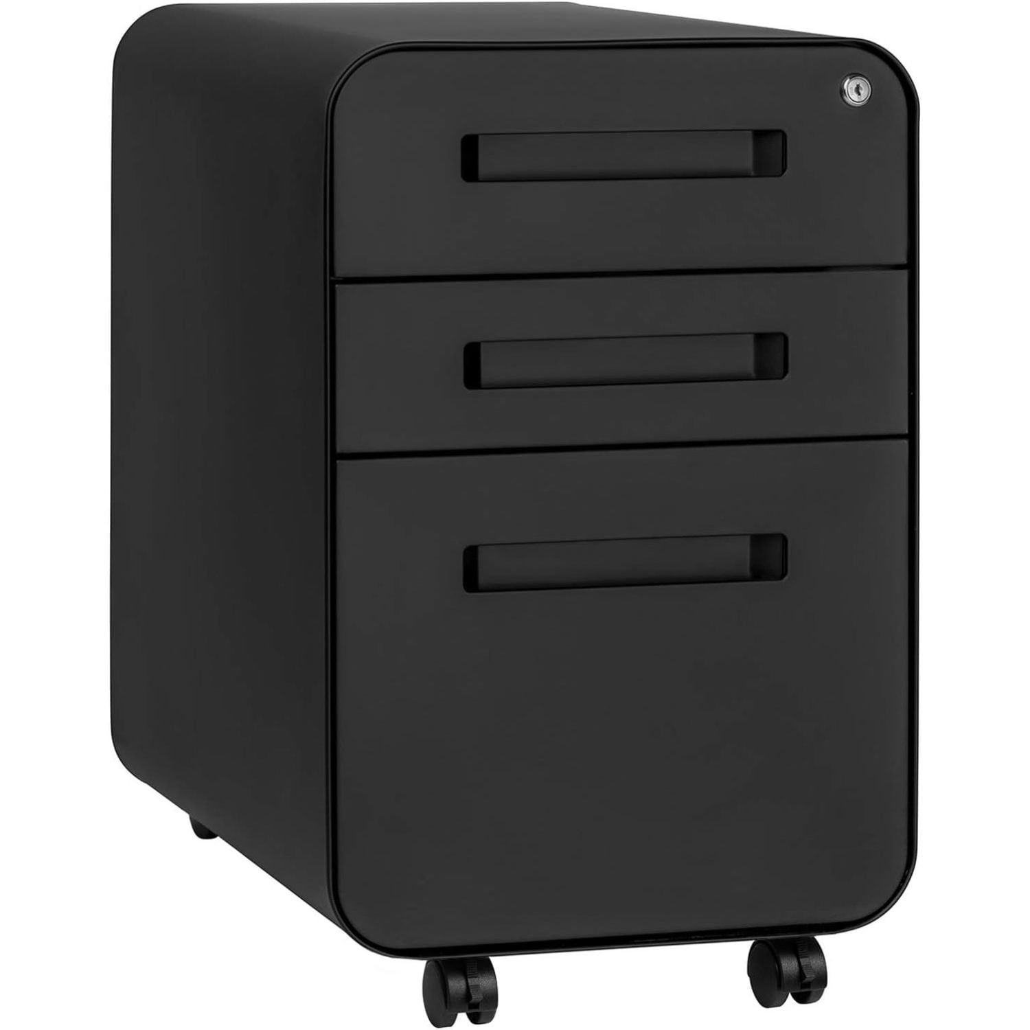 Laura Davidson Furniture Stockpile 3 Drawer File Cabinet with Lock ...