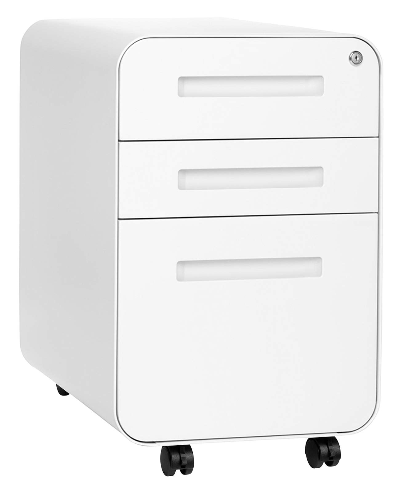 Laura Davidson Furniture Stockpile 3 Drawer File Cabinet with Lock ...