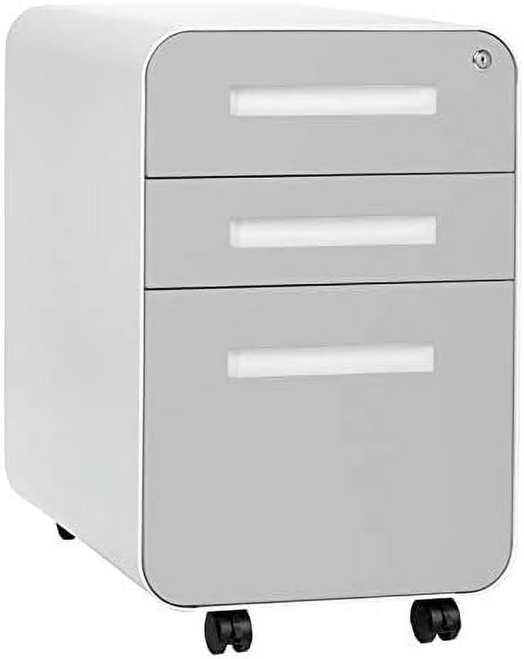 Laura Davidson Stockpile 3 Drawer File Cabinet with Lock - Under Office ...