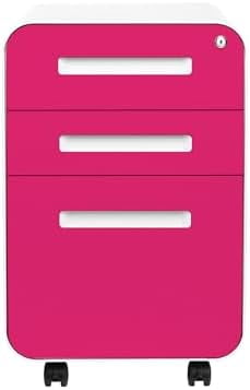 Laura Davidson Stockpile 3 Drawer File Cabinet with Lock - Under Office ...