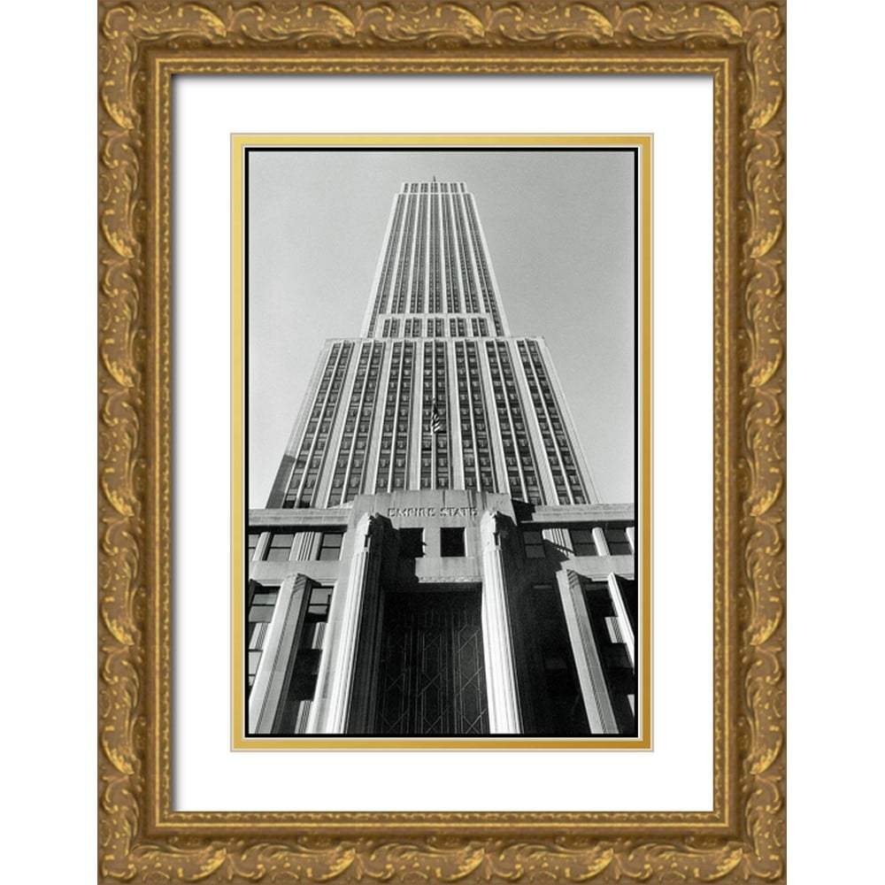 Laura, DeNardo 23x32 Gold Ornate Wood Framed with Double Matting Museum ...