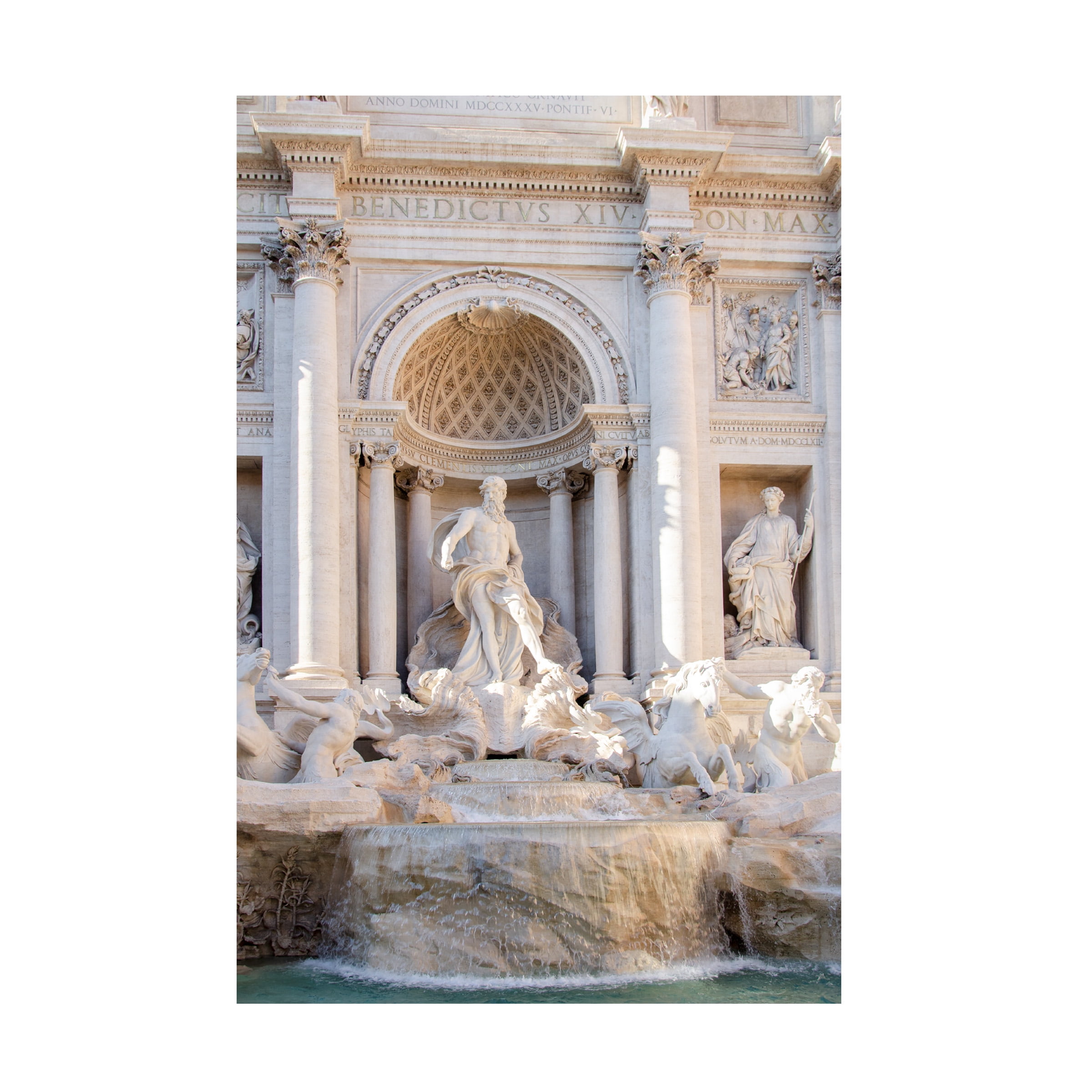 Laura DeNardo 'Trevi Fountain in Afternoon Light I' Canvas Art ...