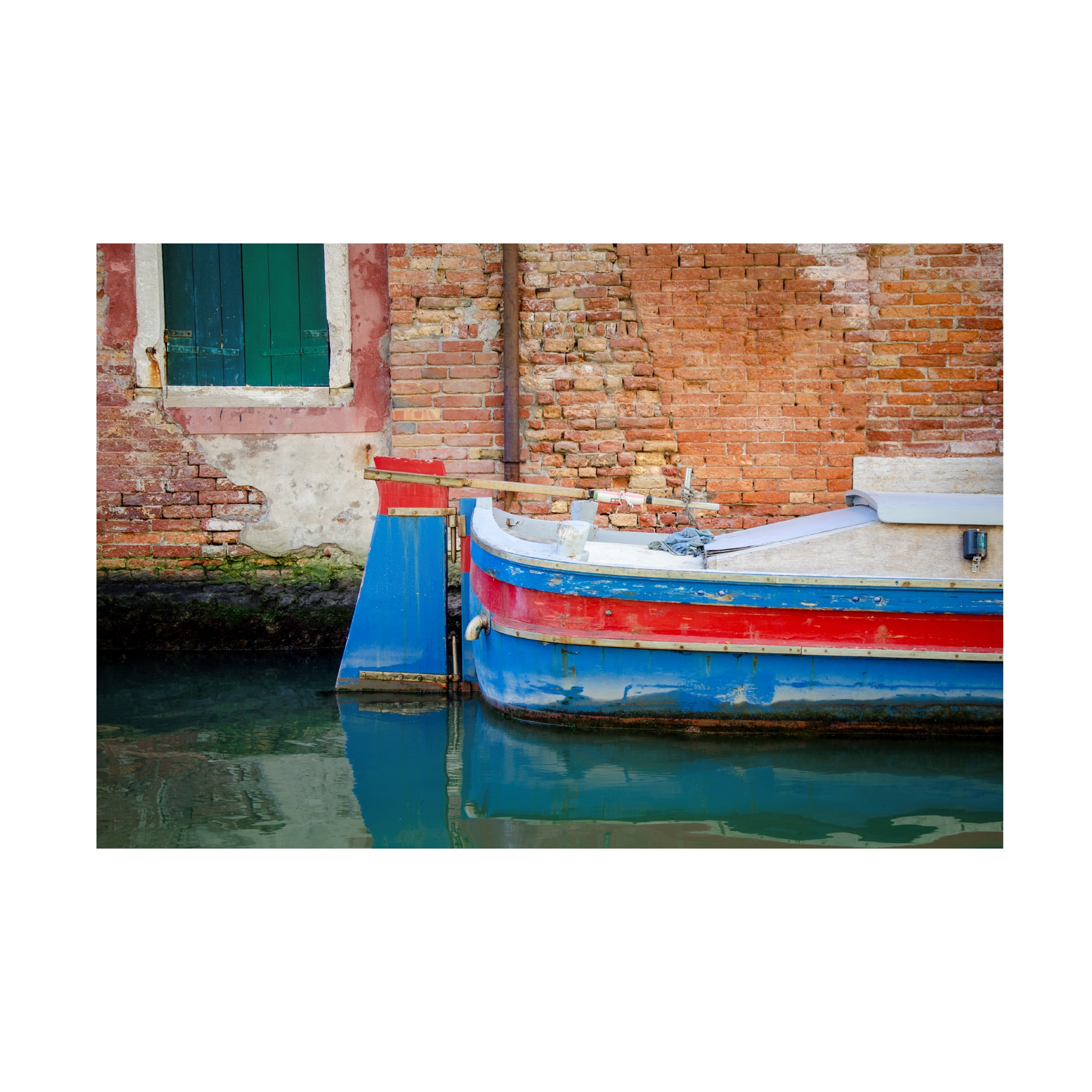 Laura DeNardo 'Venice Workboats I' Canvas Art - Walmart.com