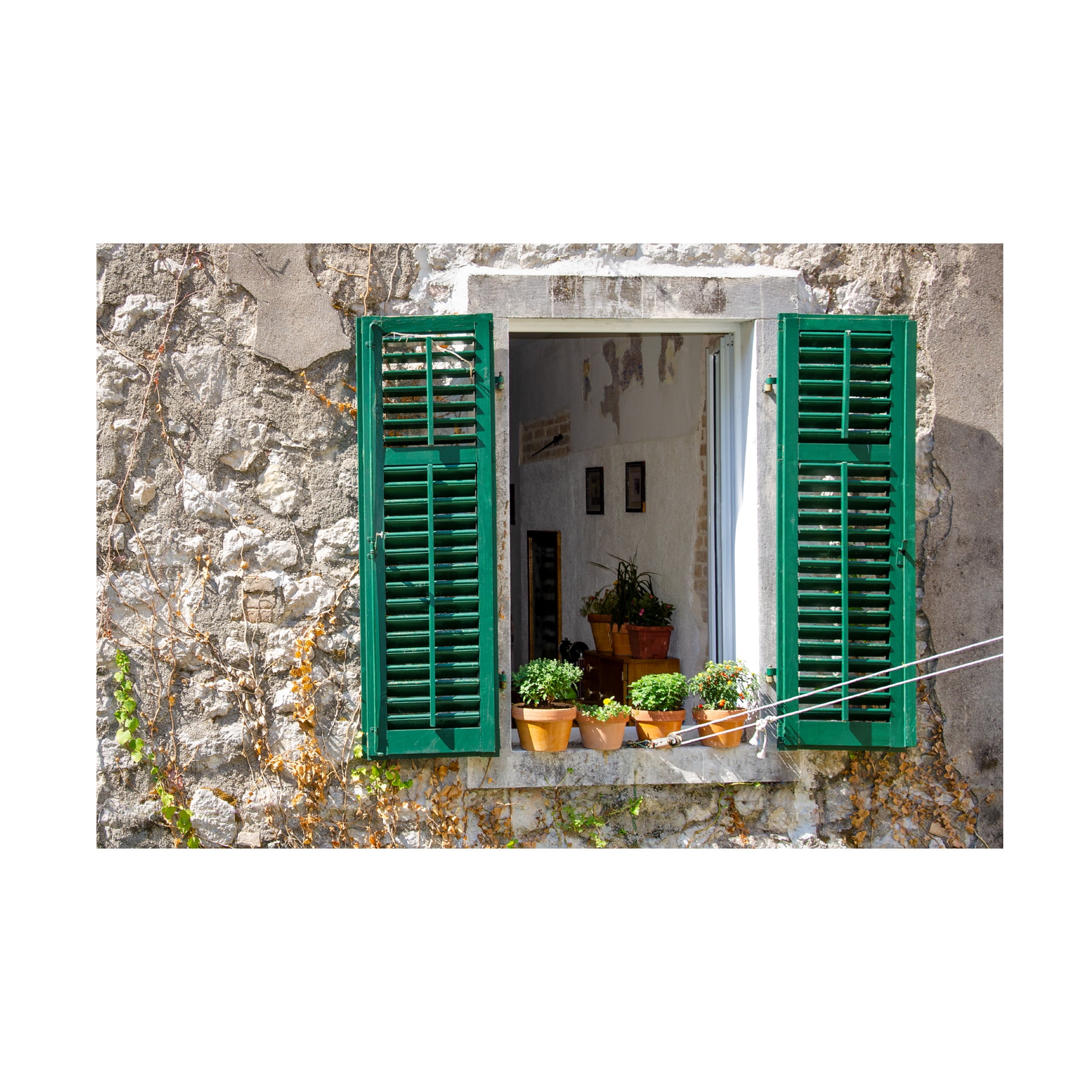 Laura DeNardo 'Window View Kotor Montenegro' Canvas Art - Walmart.com