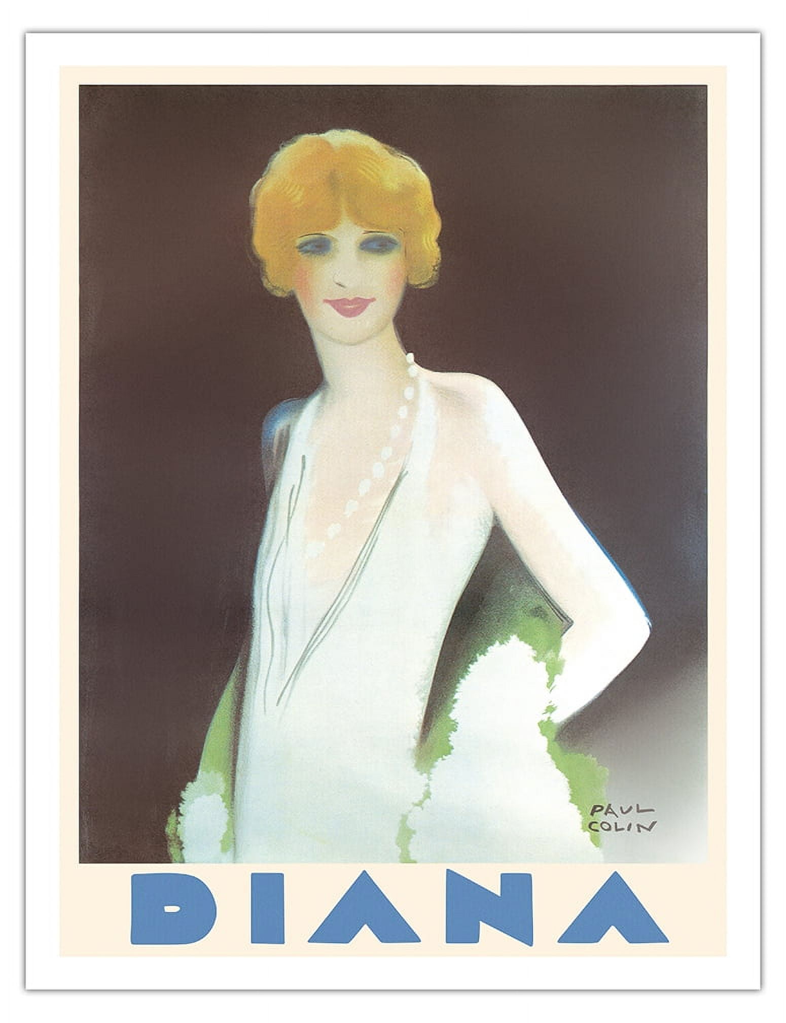 Laura Diana - Parisian Singer & Actress - Vintage French Music Poster ...