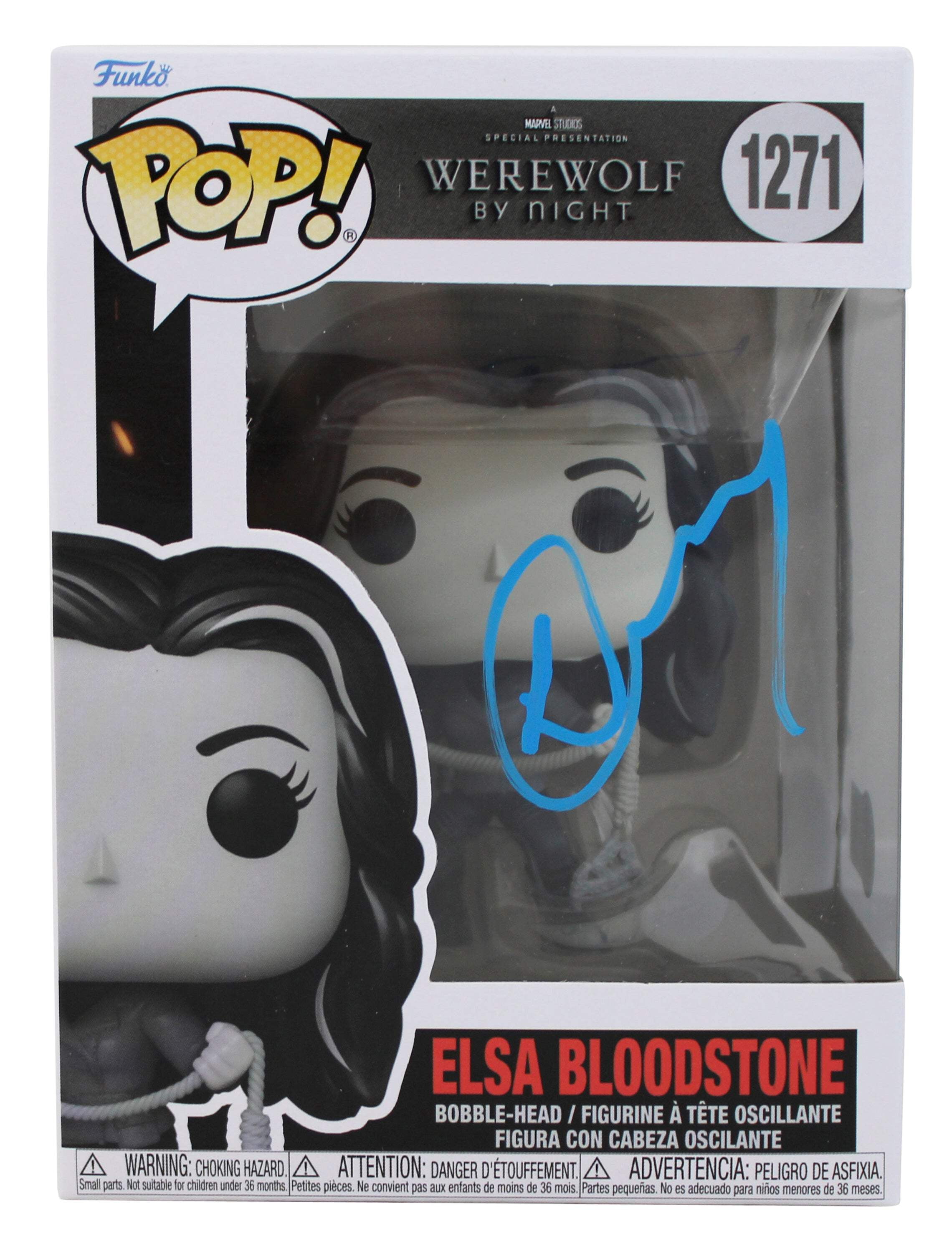 Laura Donnelly Werewolf by Night Signed #1271 Funko Pop Vinyl Figure ...
