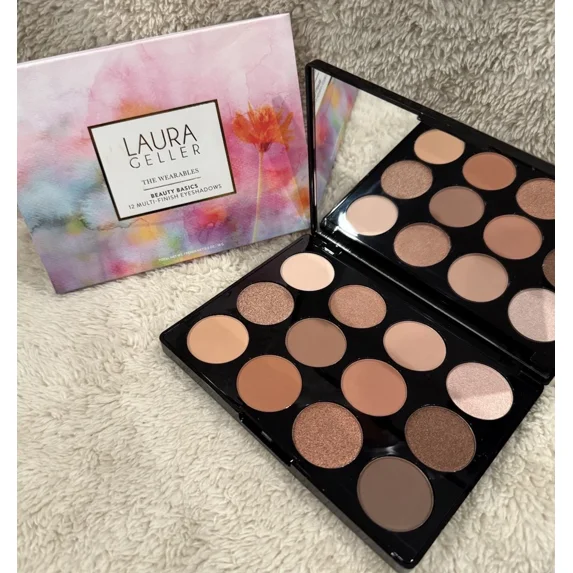 Laura Geller The Wearables Beauty Basics 12 Multi-Finish Eyeshadows ...