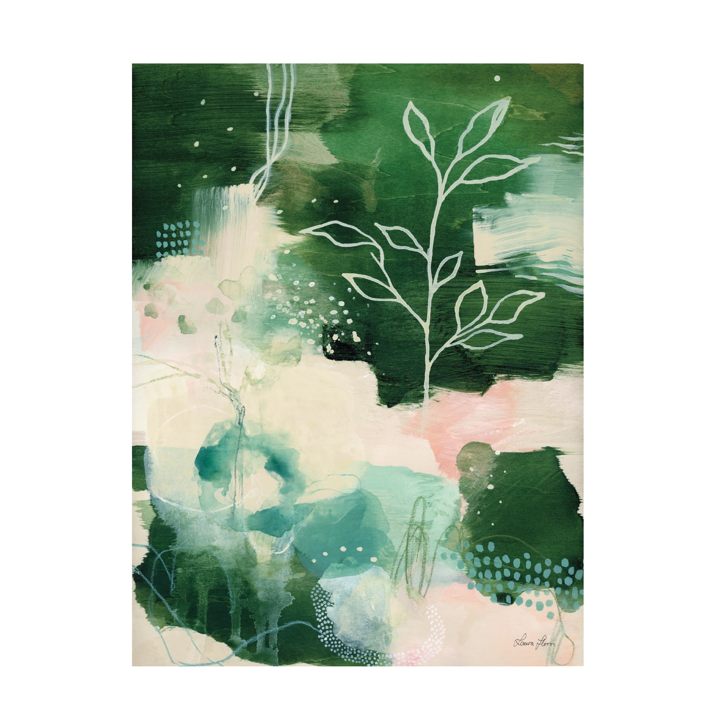 Laura Horn 'Nature Story II' Canvas Art - Walmart.com