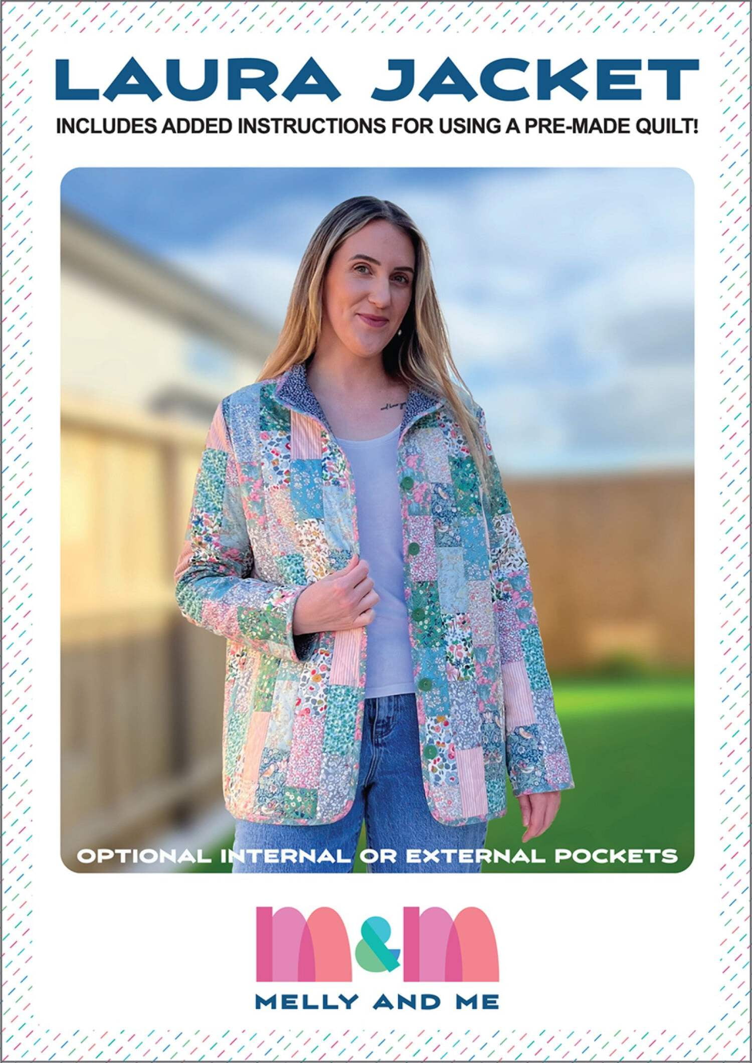 Laura Jacket Sewing Pattern from Melly Me - Walmart.com