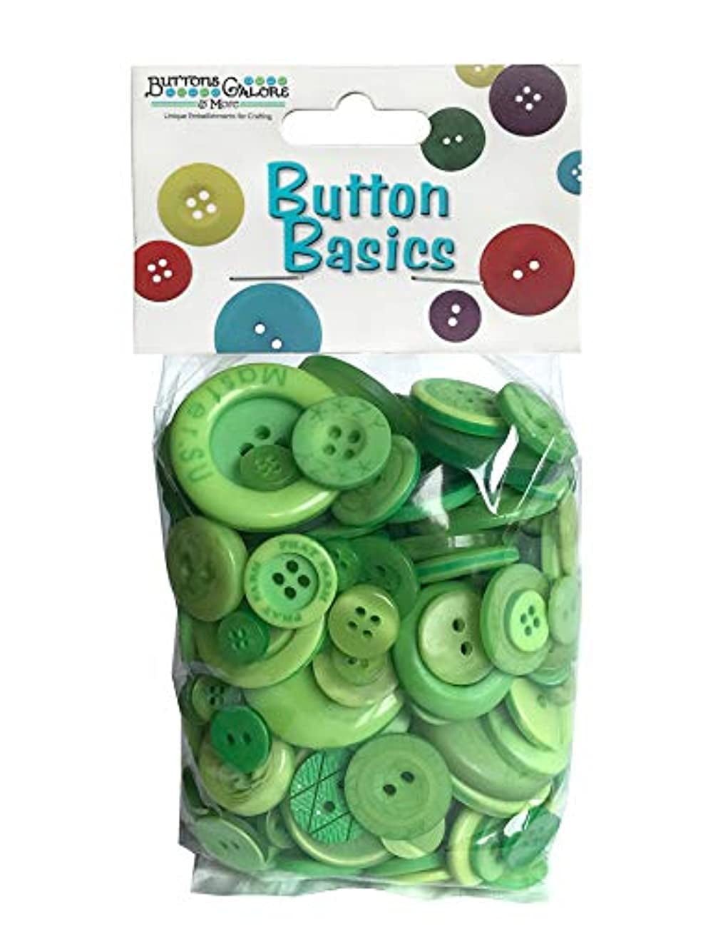 Buttons Galore Hand Dyed Buttons, 5.5-Ounce, Apple Green - Walmart.com