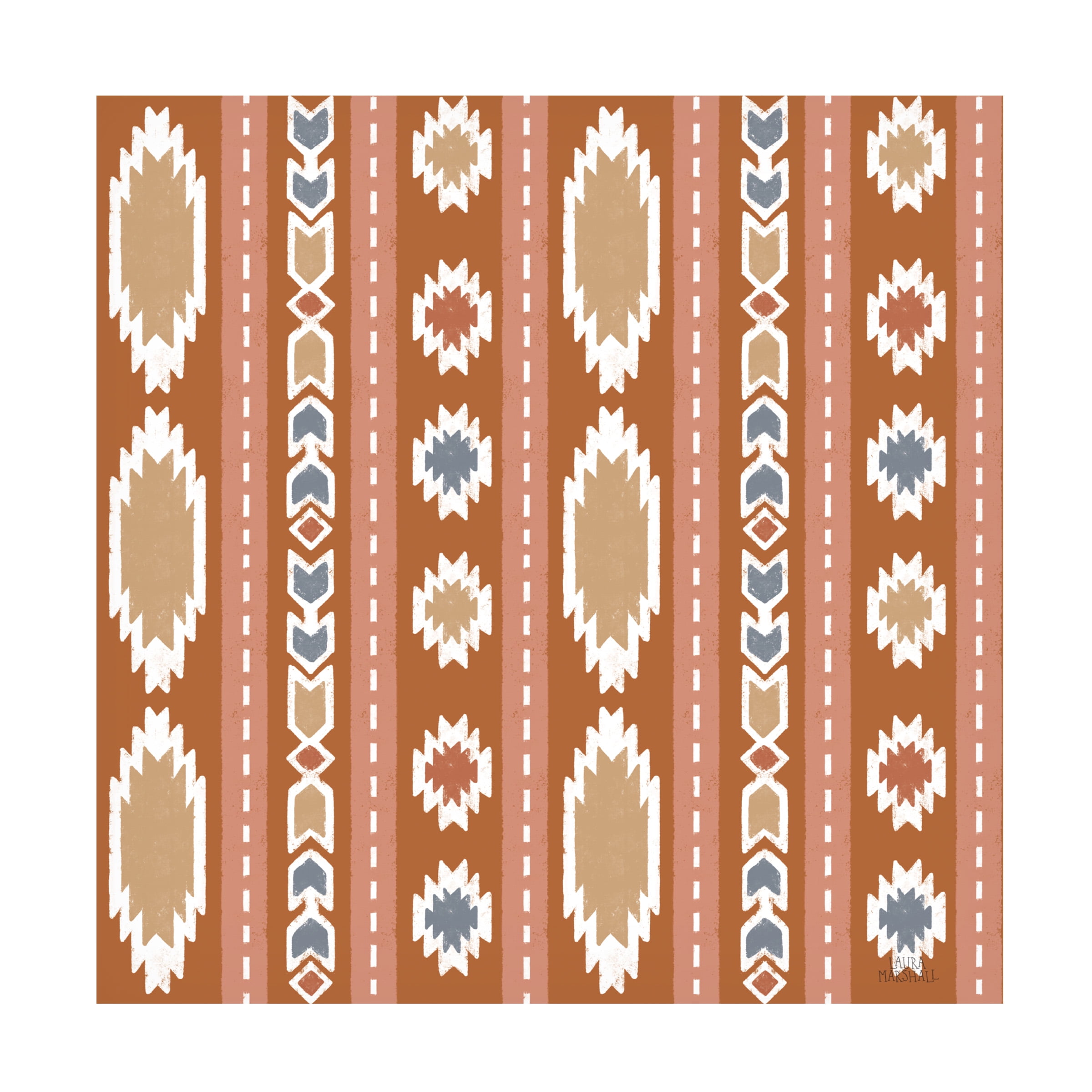 Laura Marshall 'Gone Glamping Pattern IIB' Canvas Art - Walmart ...