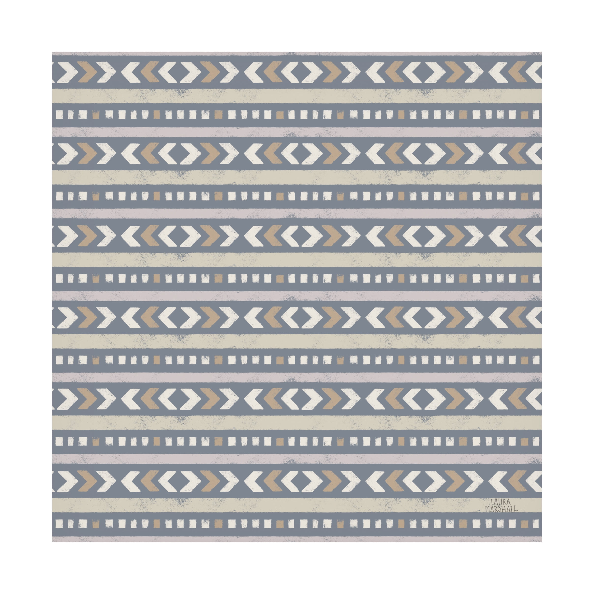 Laura Marshall 'Gone Glamping Pattern IVC' Canvas Art - Walmart.com