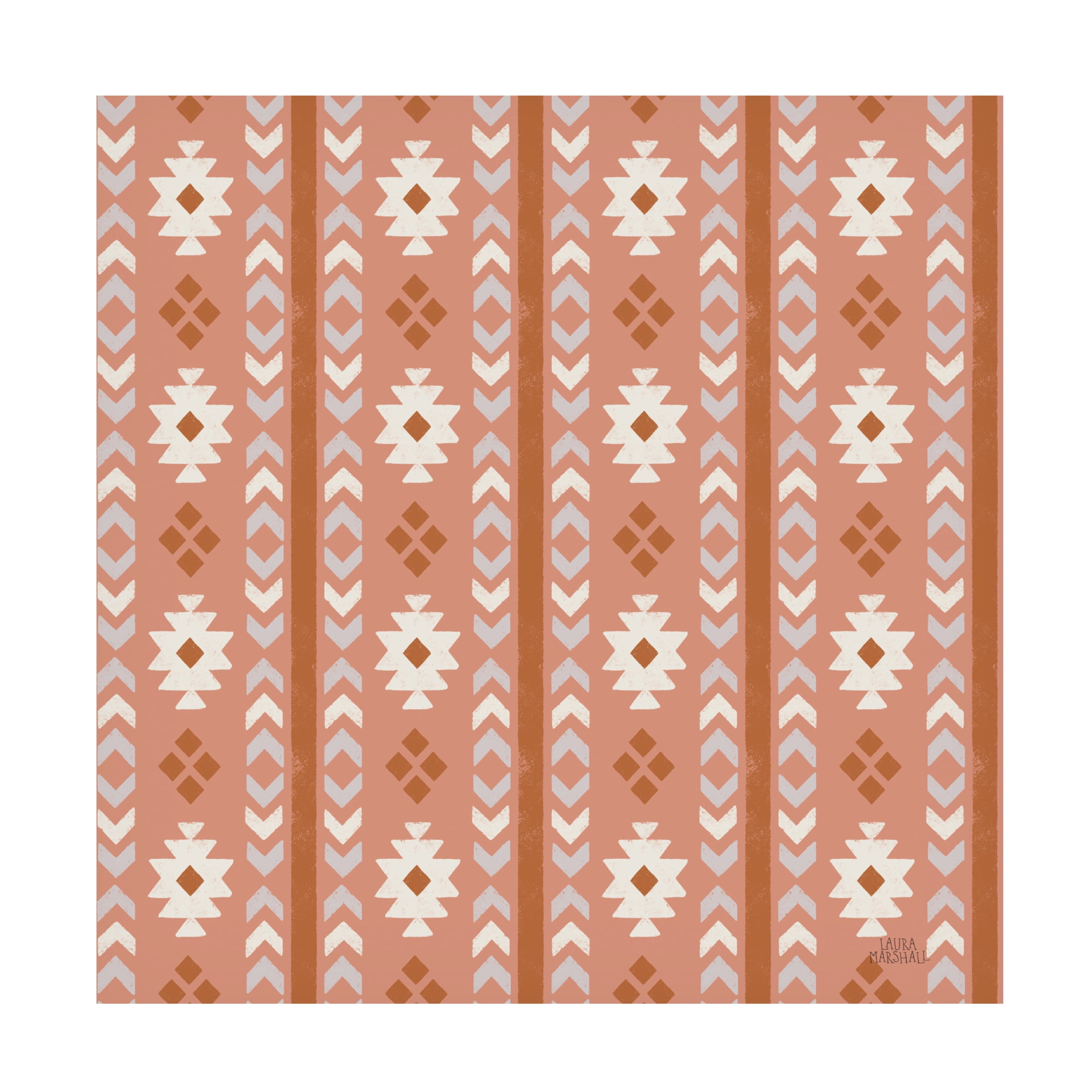 Laura Marshall 'Gone Glamping Pattern VD' Canvas Art - Walmart.com