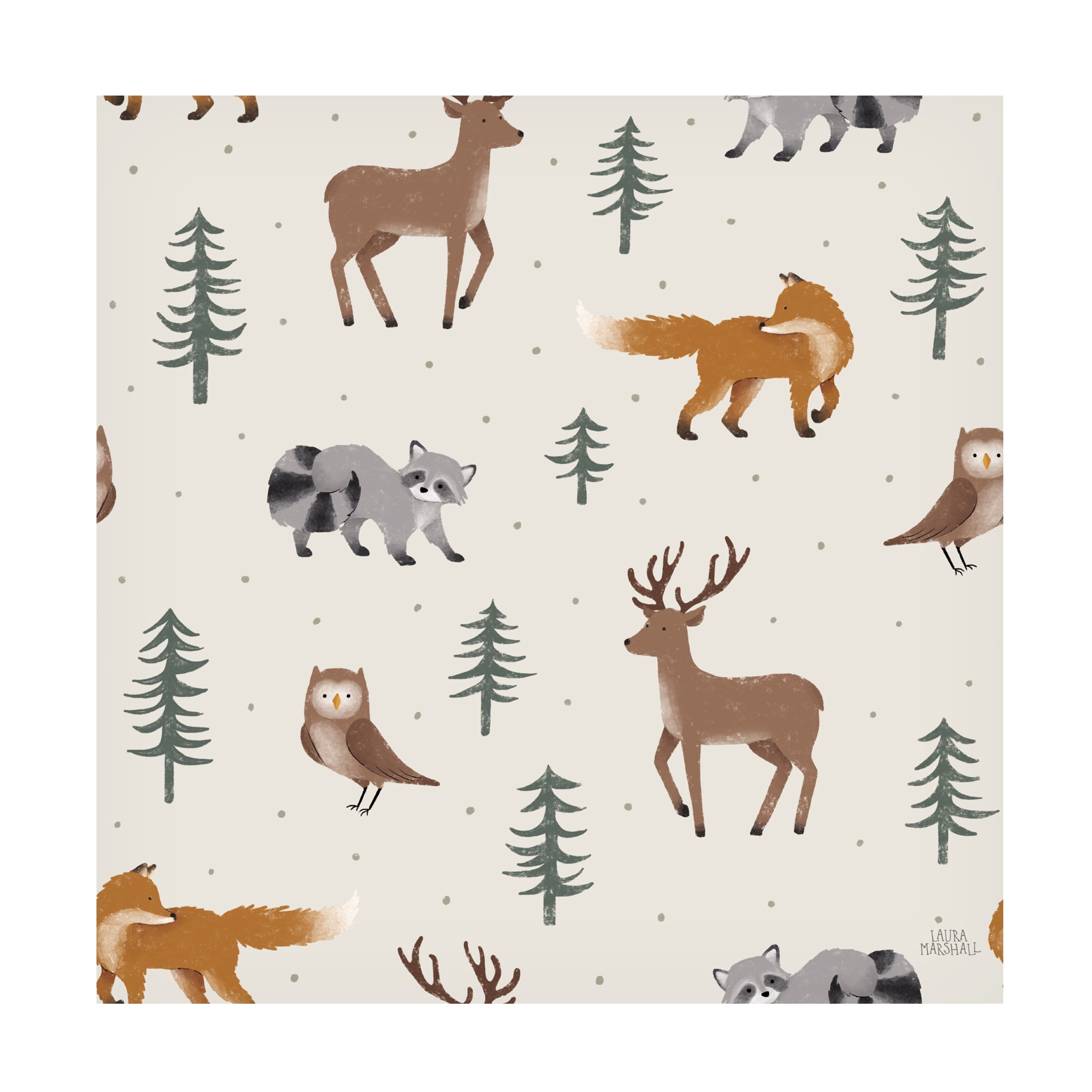 Laura Marshall 'Gone Glamping Pattern VIA' Canvas Art - Walmart.com