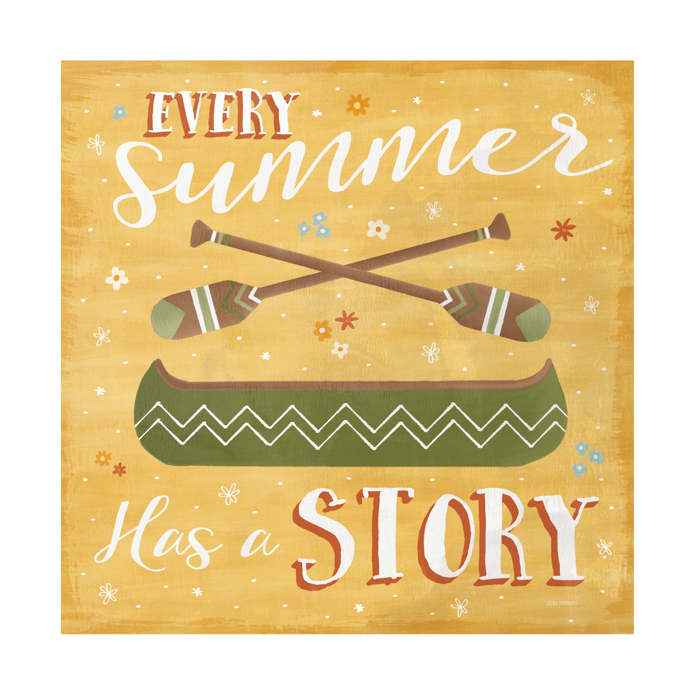 Laura Marshall 'Summer Sunshine VI' Canvas Art - Walmart.com